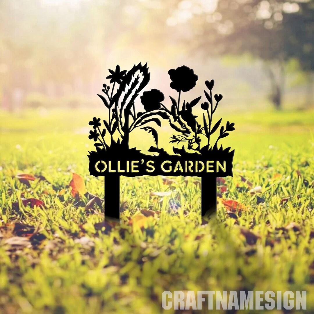 Custom Chipmunks Outdoor Gardening Stake, Metal Chipmunks Garden Stake ...