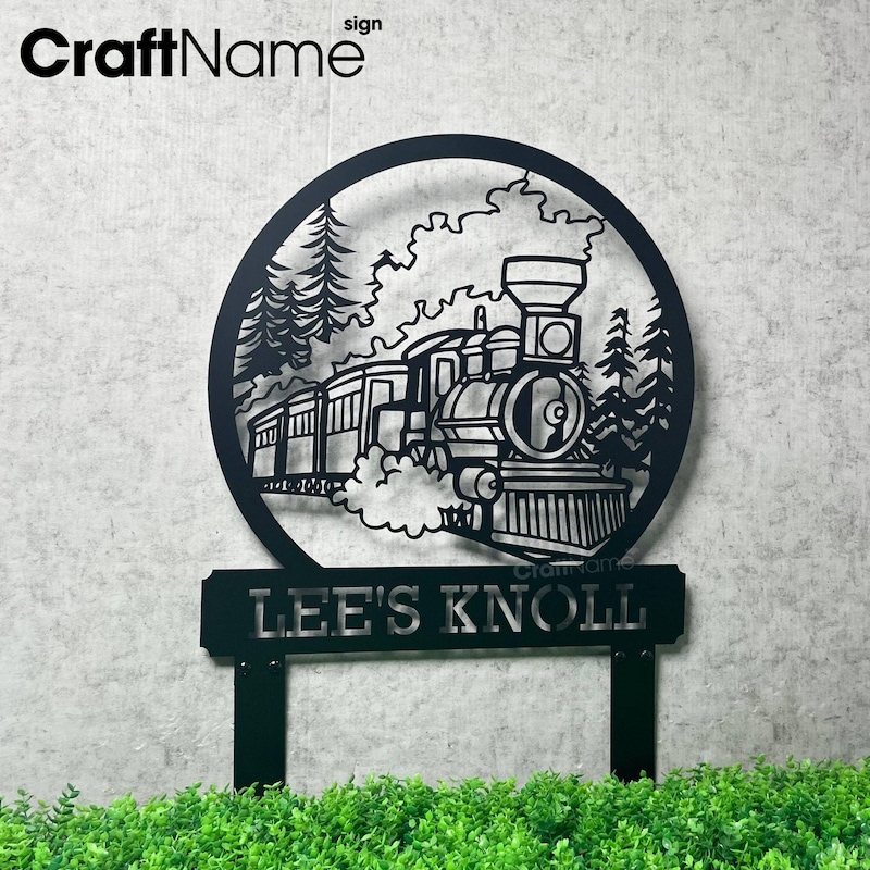 Outdoor Yard Art Trains - Etsy