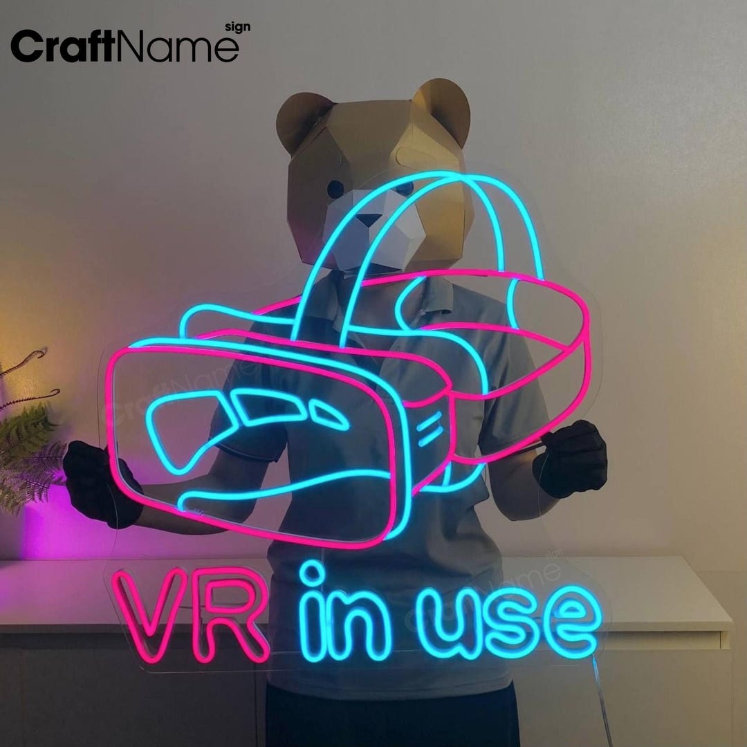 Custom VR Game Led Light, Neon Wall Light for Gaming Room or VR Studio ...