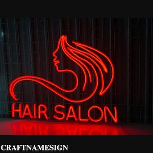Perfect Hair Salon Signboard Neon Sign, Hair Salon Led Sign, Custom ...