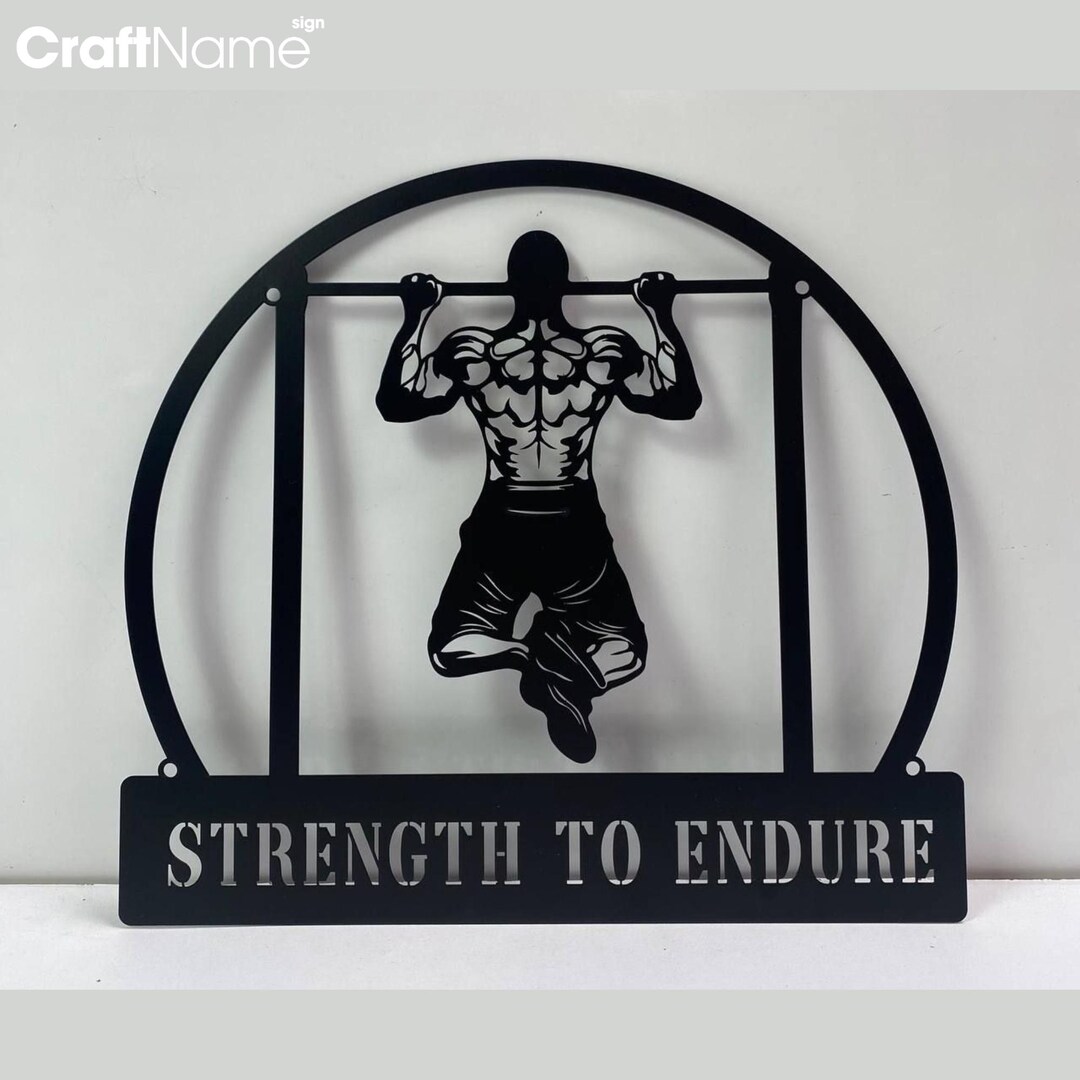 Custom Calisthenics Metal Sign With Led Light, Calisthenics Sport Gym ...