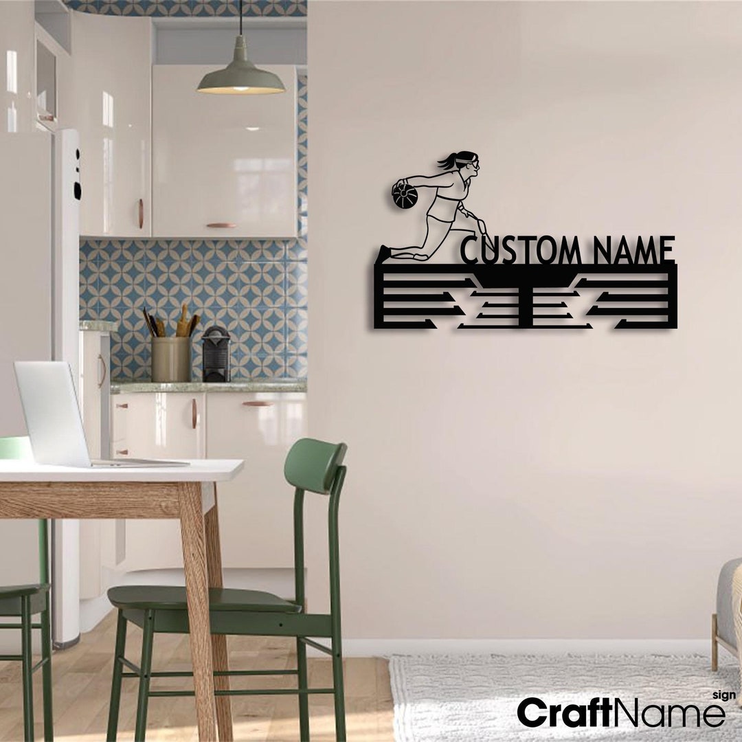 Custom Girl Goalball Medal Hanger Decor Gift, Personalized Goalball ...