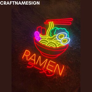 Japan Ramen Open Neon Sign, Japanese Ramen Led Sign, Custom Neon Sign ...