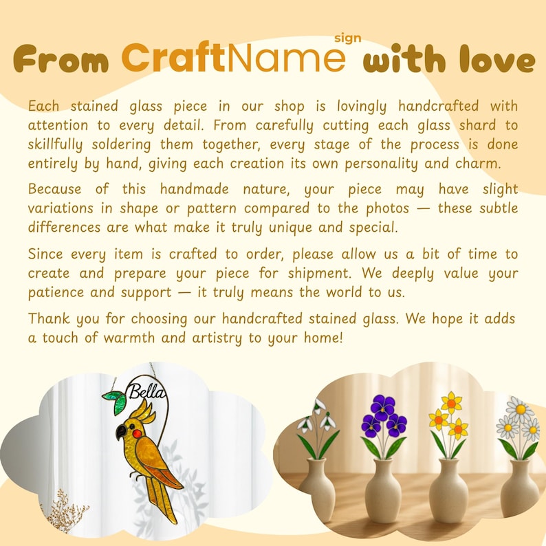 Stained Glass Swan Suncatcher, Elegant Window Hanging Decor, Handmade ...