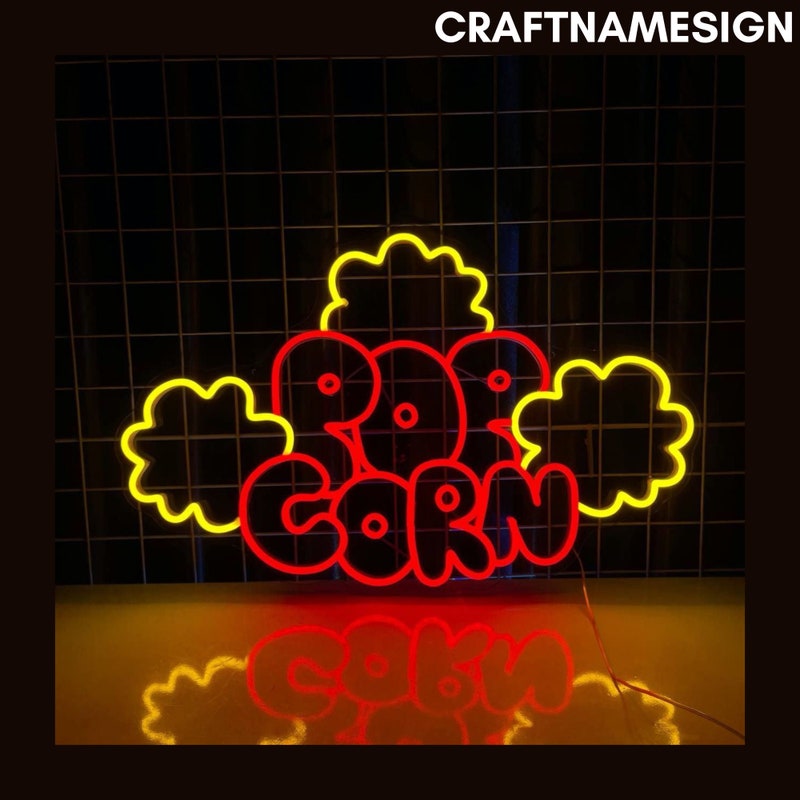 Popcorn Sign - Etsy