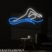 Man Swimming Neon Sign, Swimming Led Sign, Custom Neon Sign, Swimming ...
