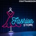 Fashion Store Neon Sign, Woman Clothing Led Sign, Custom Neon Sign ...