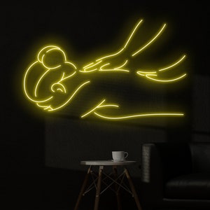 Female Spa Neon Sign, Girl Spa Salon Led Sign, Custom Neon Sign, Beauty ...