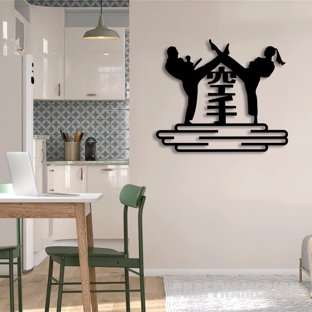 Custom Karate Led Wall Hanging, Karate Metal Medal Hanger Wall ...