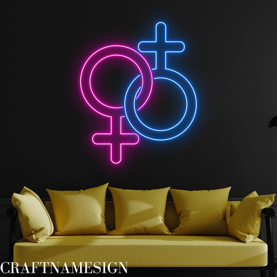Lesbian Neon Sign, Lesbian Relationship Led Sign, Custom Neon Sign ...