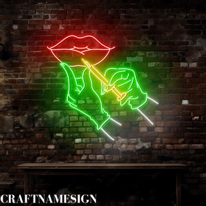 Lips Botox Injections Neon Sign, Botox Filler Spa Led Sign, Custom Neon ...