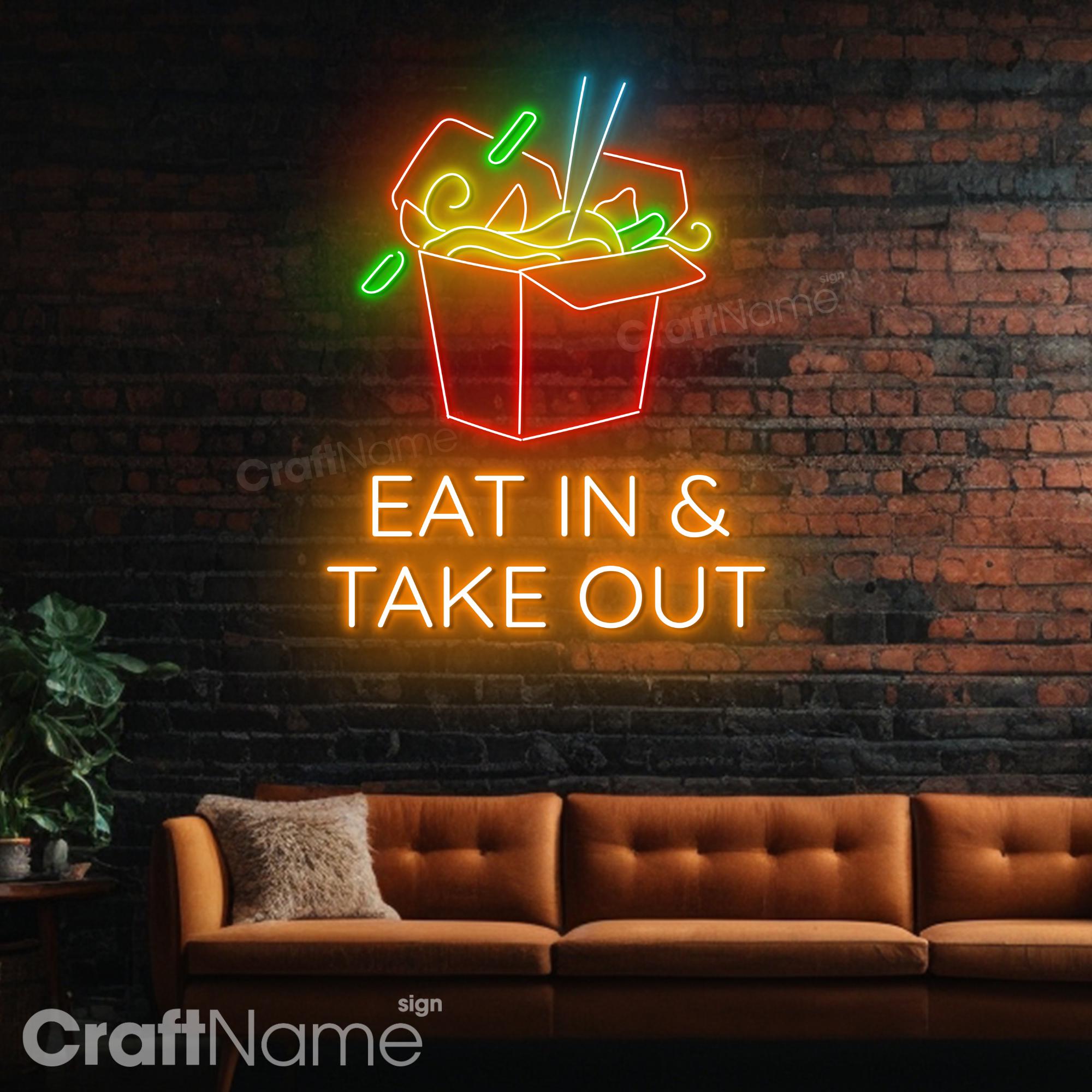 Chinese Food LED Neon Sign, Chinese Noodle Cuisine Wall Light, Chinese ...