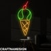 Tennis Ice Cream Neon Sign, Ice Cream Led Sign, Custom Neon Sign, Ice ...