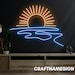 Sunset Ocean Neon Sign, Sunset Wave Led Sign, Custom Neon Sign, Bar Pub ...