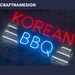 Korean BBQ Neon Sign, Korean Barbecue Led Sign, Custom Neon Sign, BBQ ...
