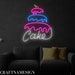 Birthday Cake Neon Sign, Birthday Cake Led Sign, Custom Neon Sign ...