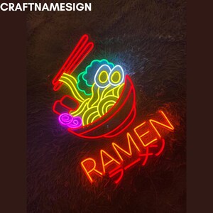 Japan Ramen Open Neon Sign, Japanese Ramen Led Sign, Custom Neon Sign ...