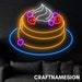 Waffle Neon Sign, Waffle Cake Led Sign, Custom Neon Sign, Cream Cake ...