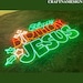 Happy Birthday Jesus Neon Sign, Jesus Birthday Christmas Led Sign ...