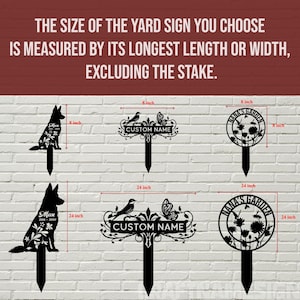 Custom Metal Destination Arrow Signs, Direction Arrow Garden Stake ...