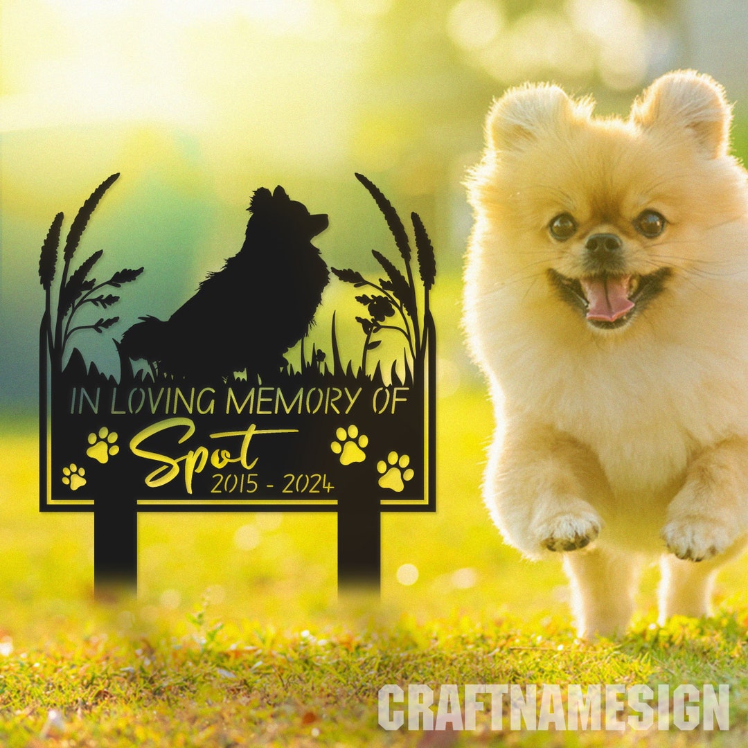Custom Dog Memorial Stake, Personalized Pet Garden Memorial, Pet ...