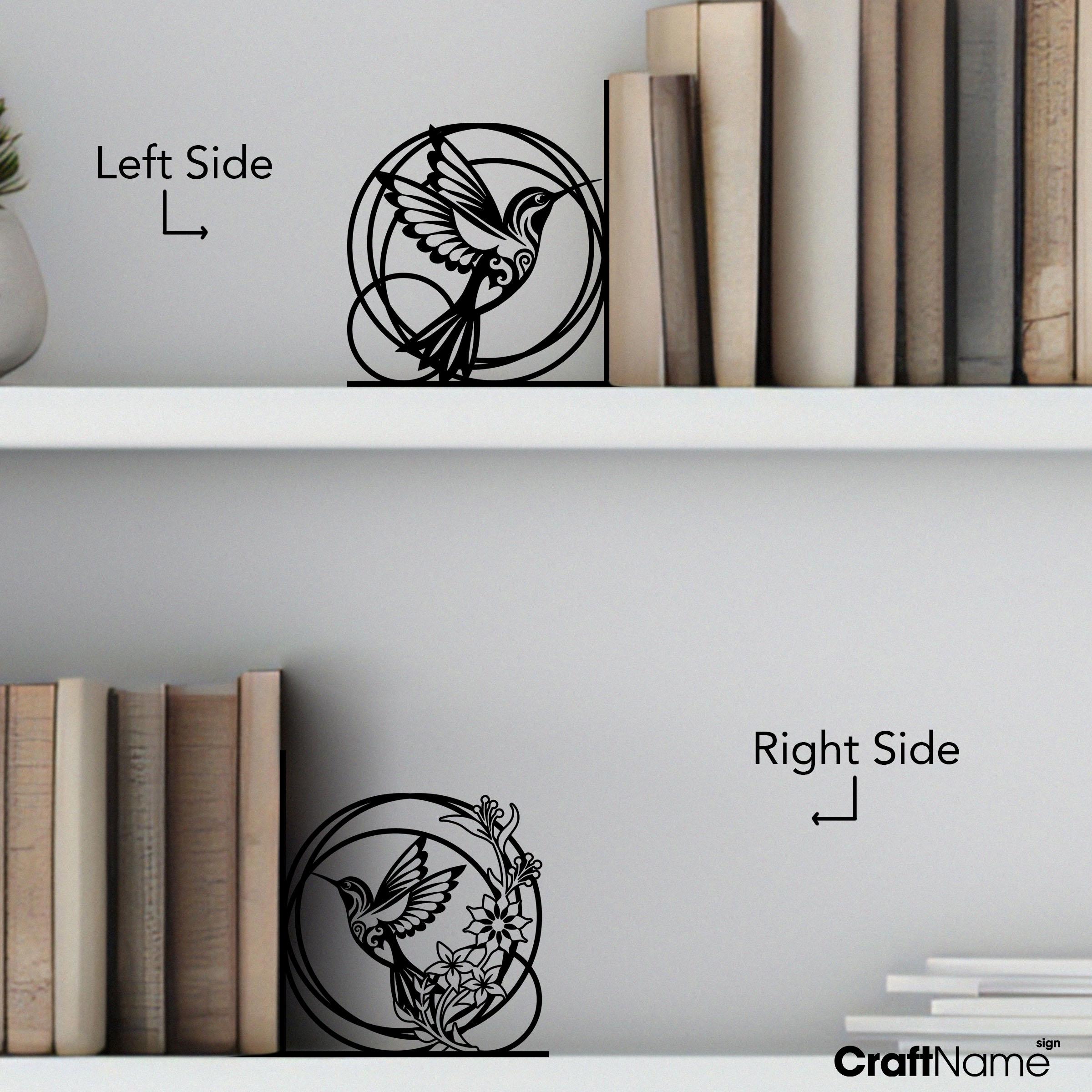 Personalized Hummingbird Metal Book Holder Sign, Hummingbird Lover ...