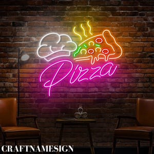 Pizza Neon Sign, Italian Restaurant Decor, Custom LED Sign - Etsy