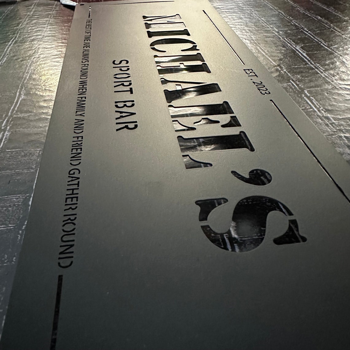 Snake Moon Phase Metal Wall Art With LED Light Celestial - Etsy