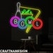 Let's Bowl Neon Sign, Bowling Led Sign, Custom Neon Sign, Sport Shop ...