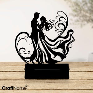 Personalized Couple Dancing Metal Stand for Phone and Tablet, Phone ...