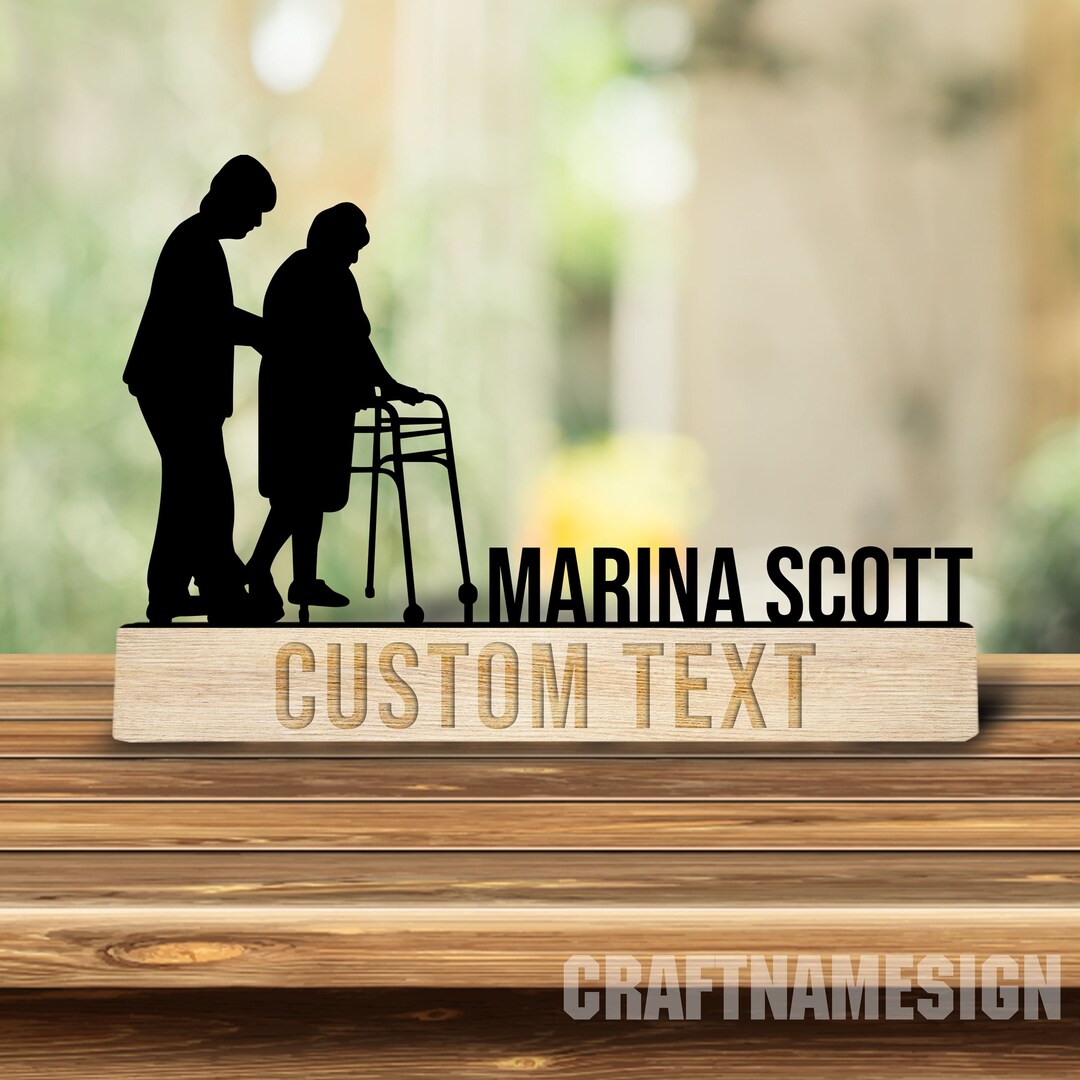 Custom Occupational Therapy Assistants Wooden Desk Name Plate - Etsy