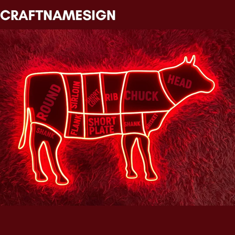 Butcher Neon Signs - Etsy