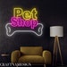 Pet Shop Neon Sign, Pet Shop Led Sign, Custom Neon Sign, Pet Store Wall ...