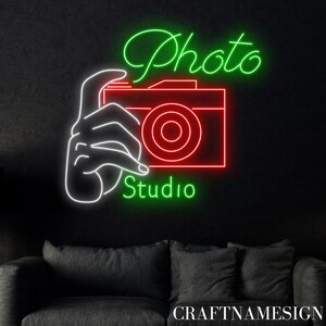 Photo Studio Neon Sign, Photo Studio Led Sign, Custom Neon Sign ...