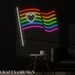 Pride Flag Neon Sign, Pride Flag LGBT Led Sign, Custom Neon Sign, LGBT ...