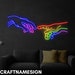 Hand Touch Rainbow Neon Sign, Hand Rainbow Led Sign, Custom Neon Sign ...