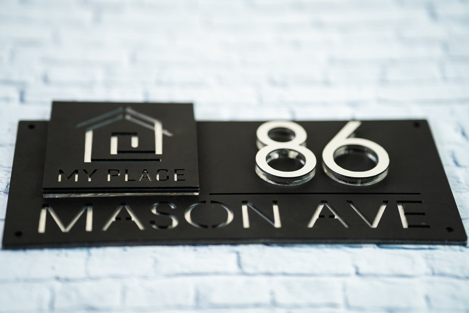 Custom House Number Sign Number Box Personalized Address - Etsy