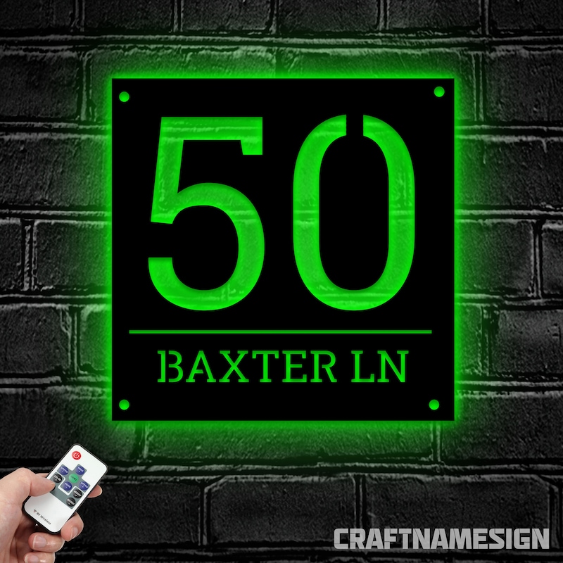 House Sign Led - Etsy