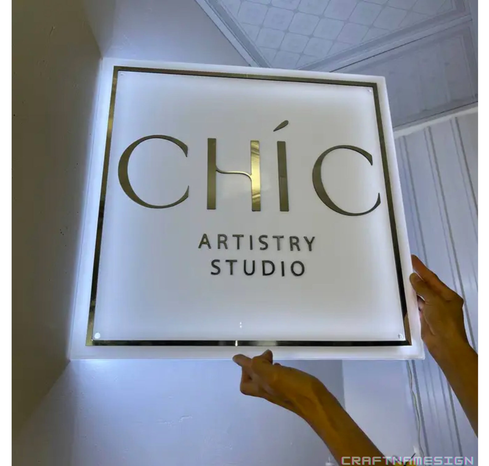 Personalize Acrylic Logo/signboard LED Light, Custom Frosted Acrylic ...