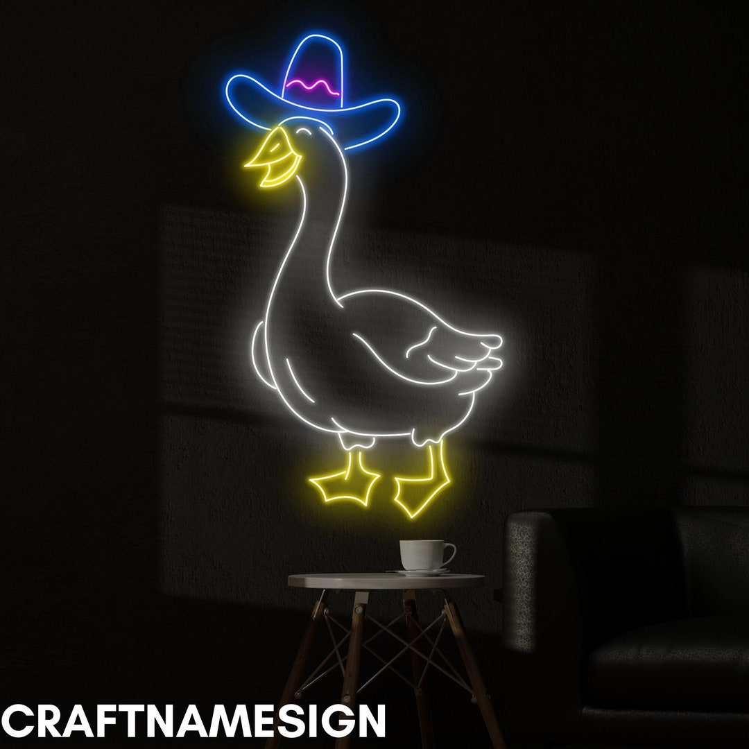 Spanish Goose Neon Sign, Spanish Goose Led Sign, Custom Neon Sign ...