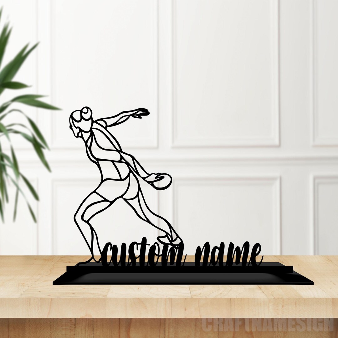 Custom Ultimate Frisbee Metal Table Sign, Personalized Ultimate Frisbee ...