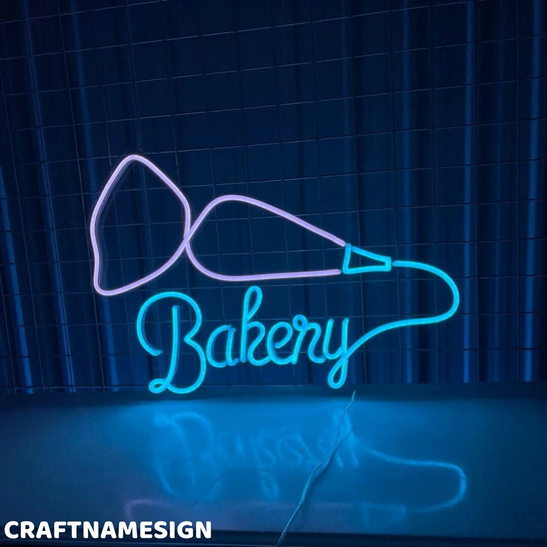 Bakery Neon Sign, Open Grand Bakery Led Sign, Custom Neon Sign, Bakery ...