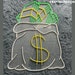 Money Bag Neon Sign, Money Bag Led Sign, Custom Neon Sign, Money ...
