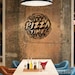 It's Pizza Time Metal Sign, Pizza Sign, Shop Sign, Personalised Gifts ...