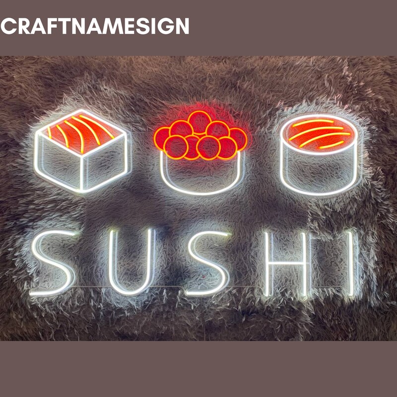 Sushi Neon Sign - Etsy