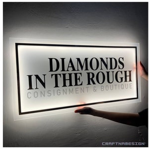 Personalize Acrylic Logo/signboard LED Light, Custom Frosted Acrylic ...