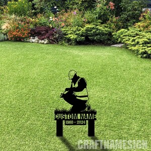 Custom Construction Workers Memorial Stake, Constructor Memorial Plaque ...