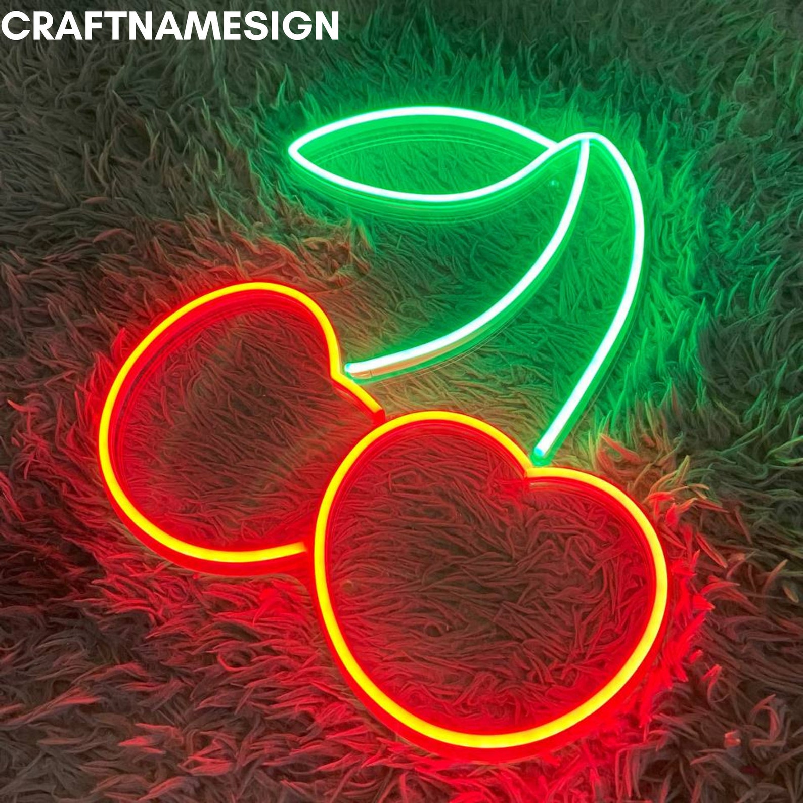 Sweet Cherry Led Sign, Sweet Cherry Neon Sign, Custom Neon Sign, Cherry ...