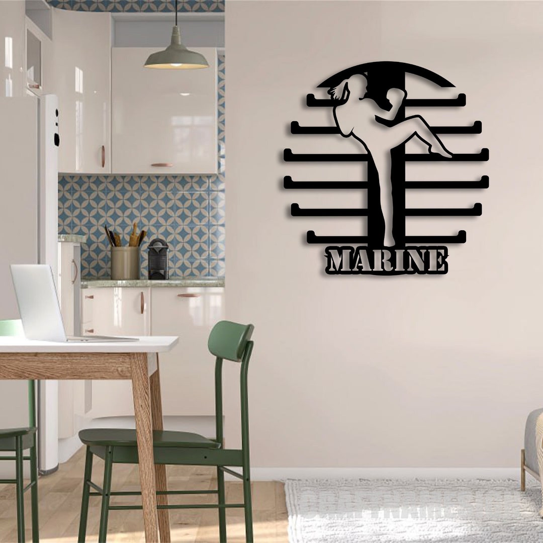 Custom Female Boxing Metal Led Medal Hanger, Boxing Wall Hanging ...