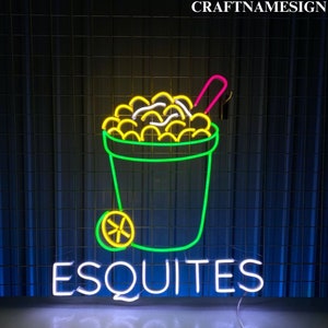 Open Esquites Shop Neon Signs, Esquites Led Signs, Custom Neon Led Sign ...